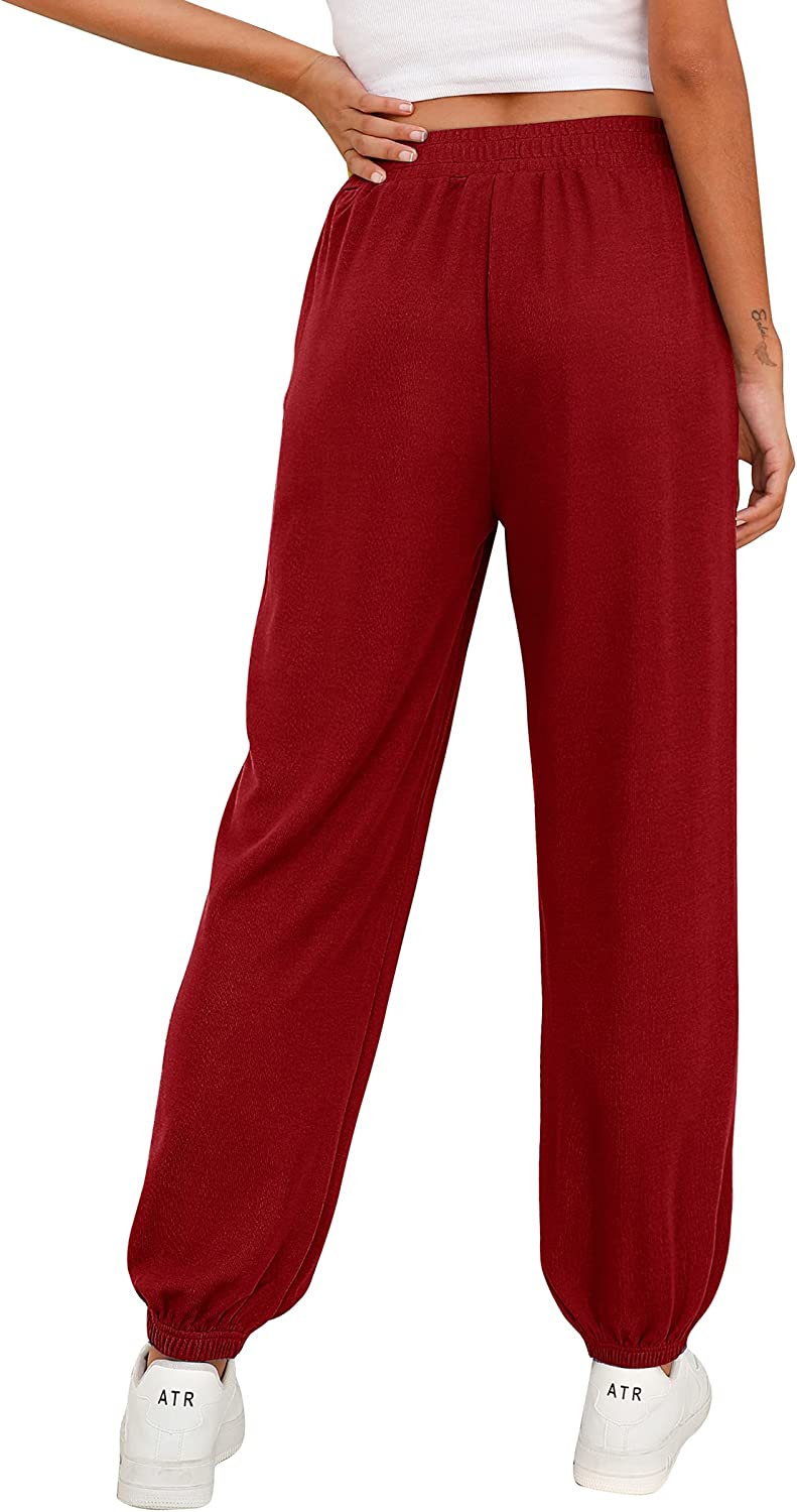 High Waisted Fall Pants Cinch Bottom Sweatpants | sweatpants manufacturers